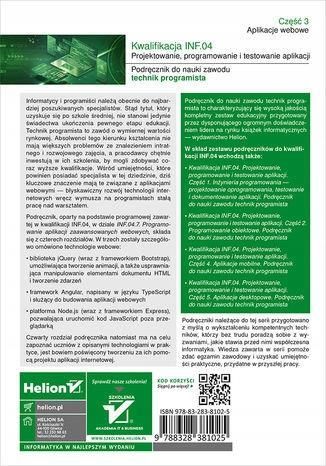 Podręcznik do informatyki Kwalifikacja INF.04. Projektowanie ...
