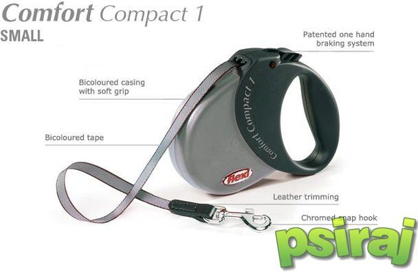 FLEXI Comfort COMPACT 1 SMYCz AUTOMATYCzNA 5M TAŚMA czerwona - Ceny i ...