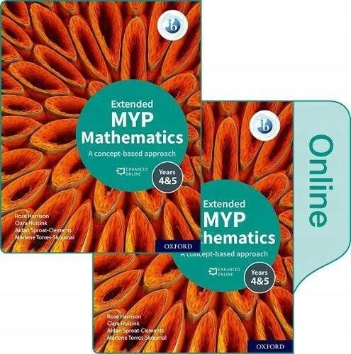 Myp Mathematics 4+5 Extended Print And Enhanced On - Literatura ...