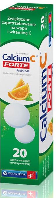 Calcium C Forte 20 tabl. - Opinie i ceny na Ceneo.pl