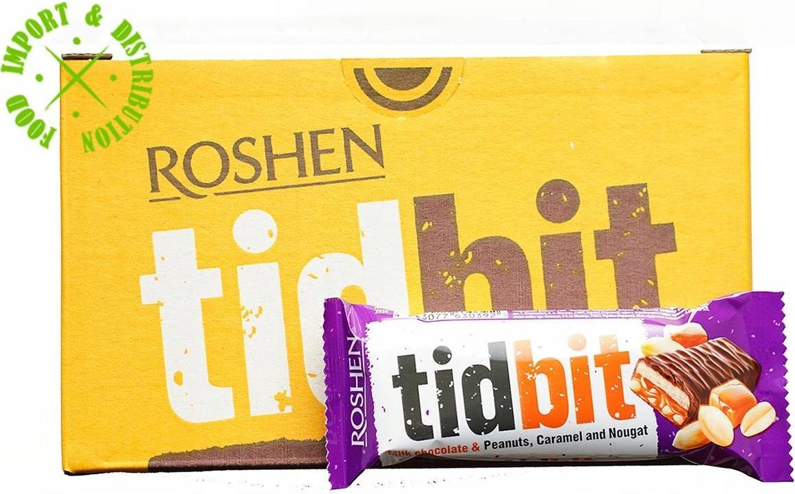 Roshen Baton Tidbit Orzech Karmel 24x50g - Ceny i opinie - Ceneo.pl