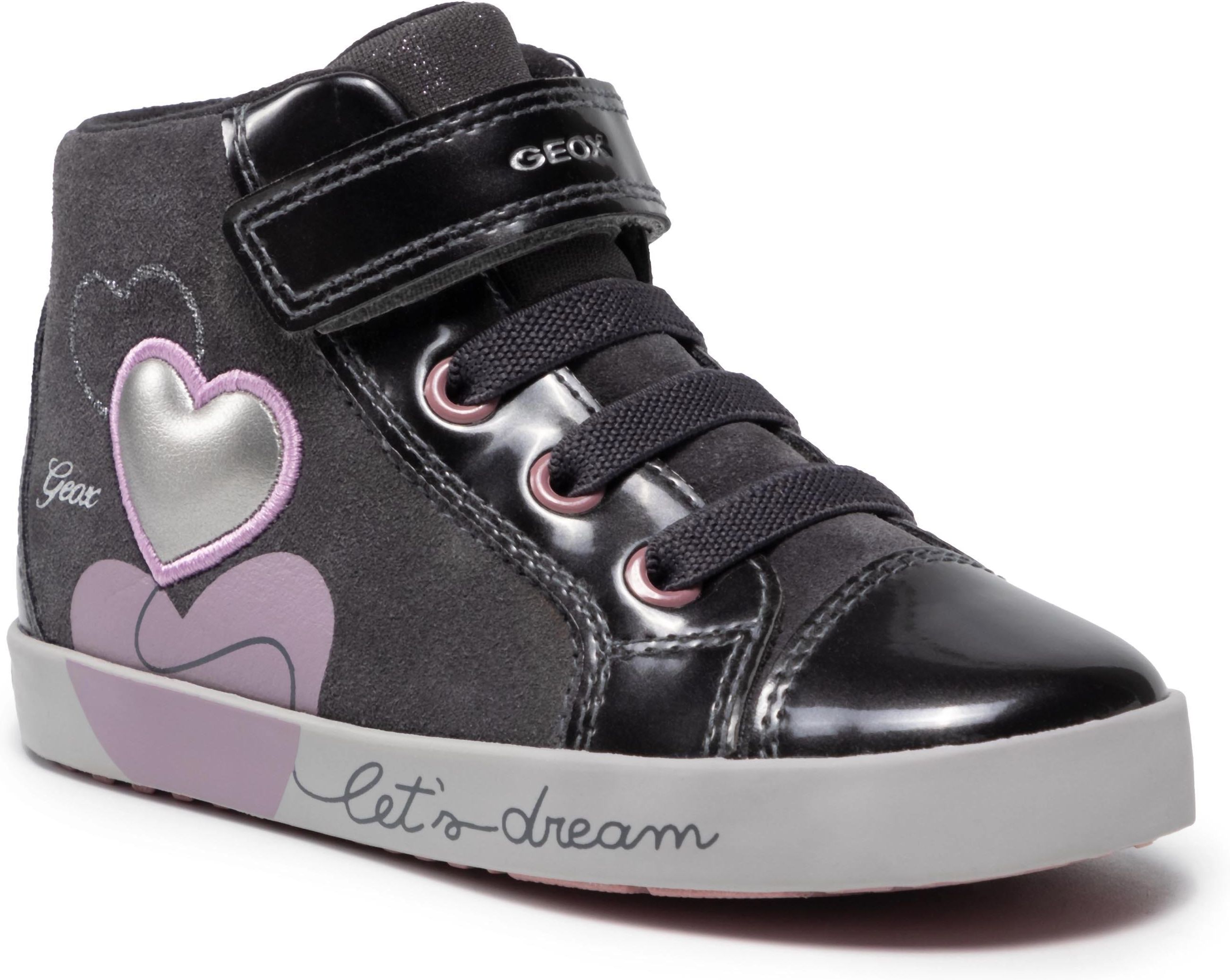 Geox Sneakersy - B Kilwi G. B B16D5B 022Hi C9002 S Dk Grey - Ceny i opinie - Ceneo.pl