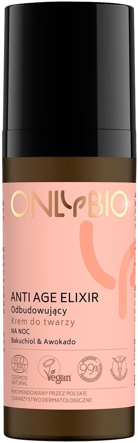 Krem Only Bio Anti Age Elixir Odbudowujący na noc 50ml - Opinie i ceny ...