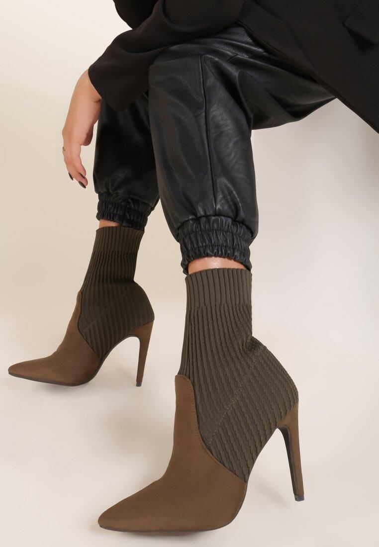 Renee Khaki Botki Girl Like That - Ceny i opinie - Ceneo.pl