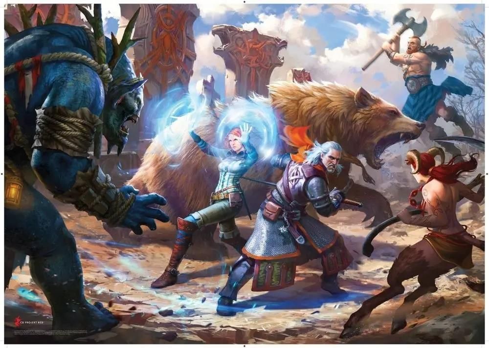 Good Loot Puzzle The Witcher (Wiedźmin) Geralt & Triss In Battle 1000el ...