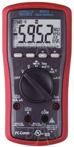 Miernik uniwersalny Brymen BM252 Multimetr z Temp. RS232/USB 102084 - Opinie i ceny na Ceneo.pl
