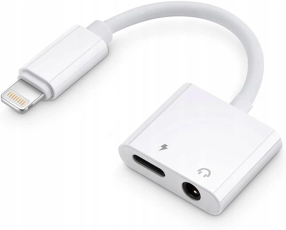 Adapter lightning – mini jack 3.5mm + ładowanie - Opinie i ceny na Ceneo.pl