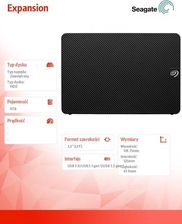 Dysk zewnętrzny Seagate Expansion 6TB (STKP6000400) - Opinie i ceny na ...