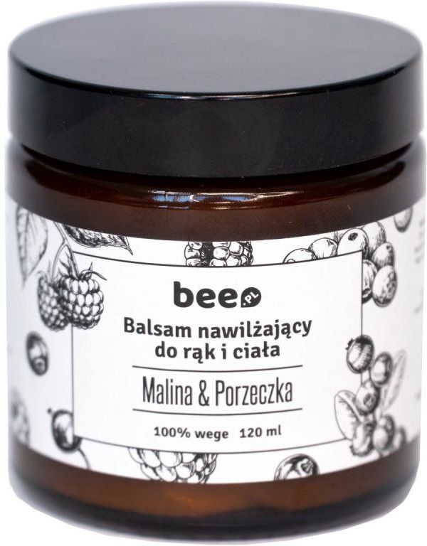 Nova Bee.pl Balsam nawilżający do rąk i ciała Malina i Porzeczka 120 ml ...
