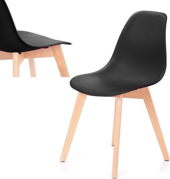 Homede Krzesło Czarne Mirano 8436100 - Opinie i atrakcyjne ceny na Ceneo.pl