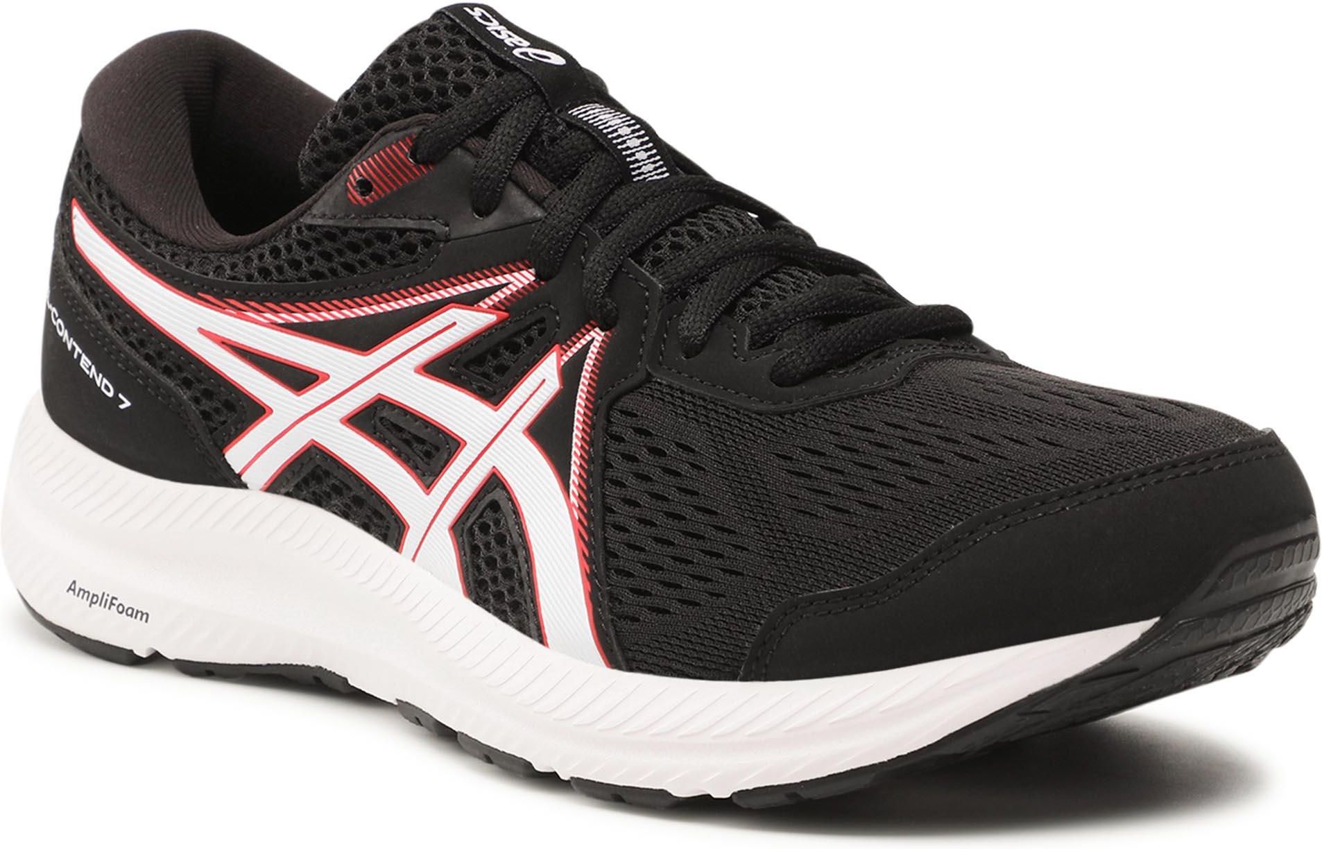 Asics Buty Gel Contend 7 1011B040 Black Electric Red 008 - Ceny i ...