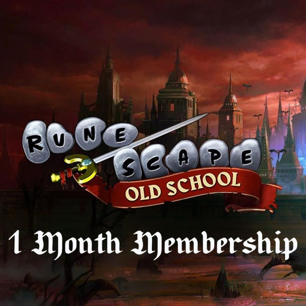 Old School RuneScape 1-Month Membership - Karta Pre-paid / Podarunkowa ...