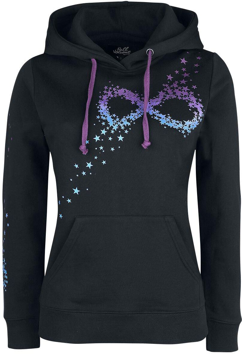 Full Volume by EMP - Black Hoodie with Infinity Symbol Made From Stars ...