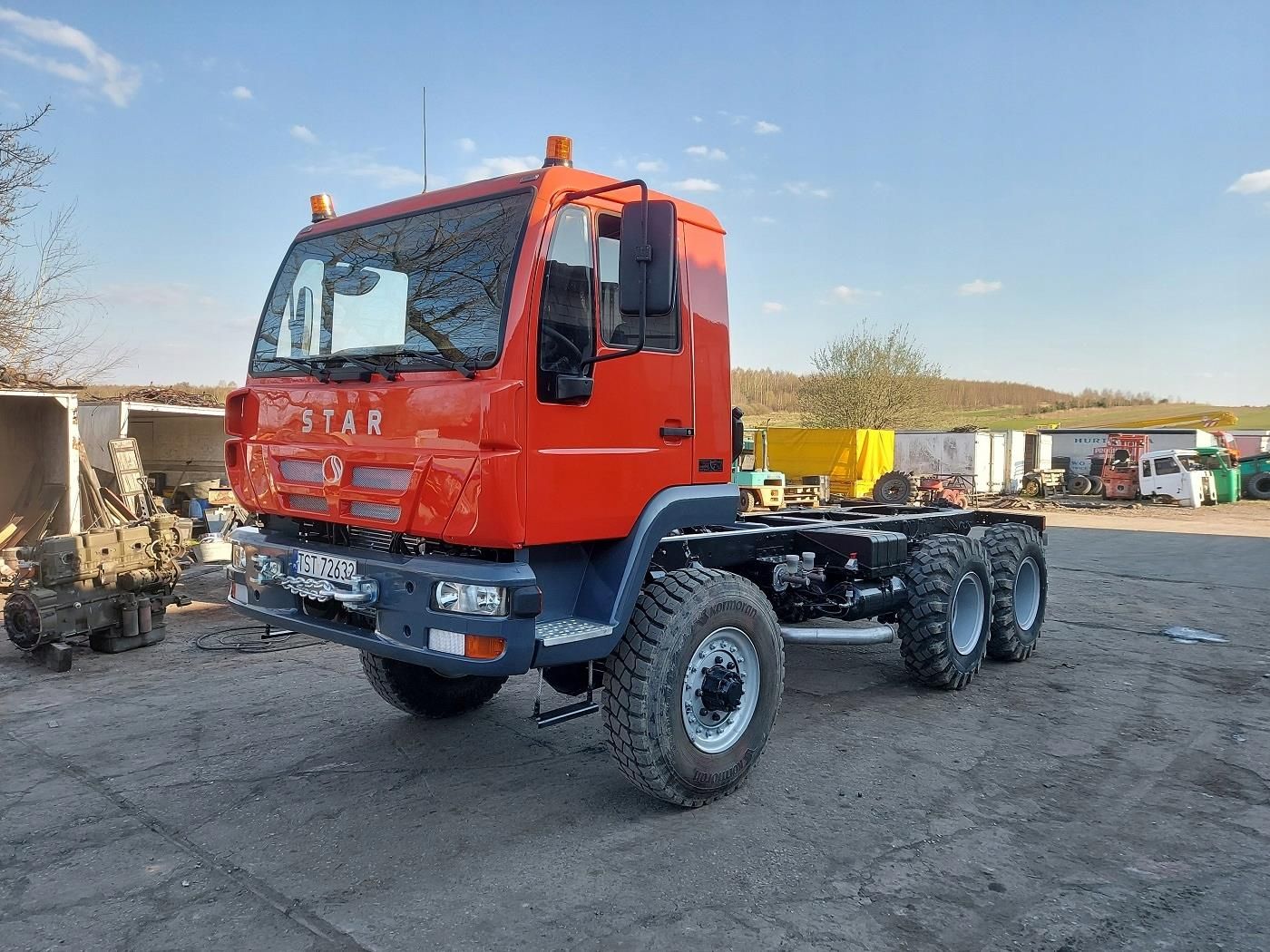 STAR 266 M 6x6 MAN POD ZABUDOWĘ HDS PALFINGER HIAB - Opinie i ceny na ...