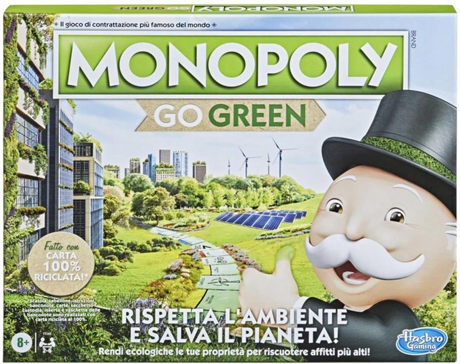 Hasbro Monopoly Go Green Graj w zielone E9348 - Gra planszowa. Ceny i ...