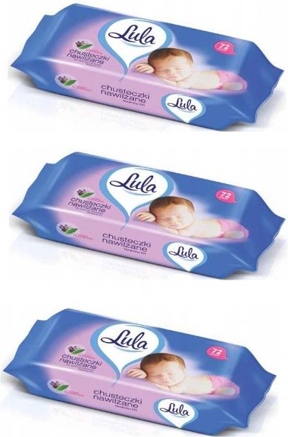 Lula Baby Chusteczki Nawilżane Z Alantoiną 3X72Szt. - Ceny i opinie ...