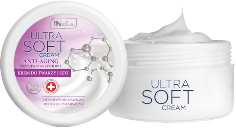 INELIA Ultra Soft Zmiękczający Krem do Twarzy Przeciwzmarszczkowy ...
