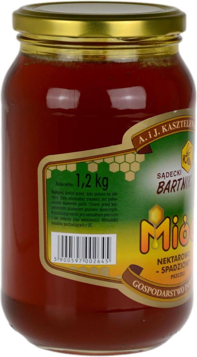 Bartnik Miód Nektarowo-Spadziowy 1,2kg - Ceny i opinie - Ceneo.pl