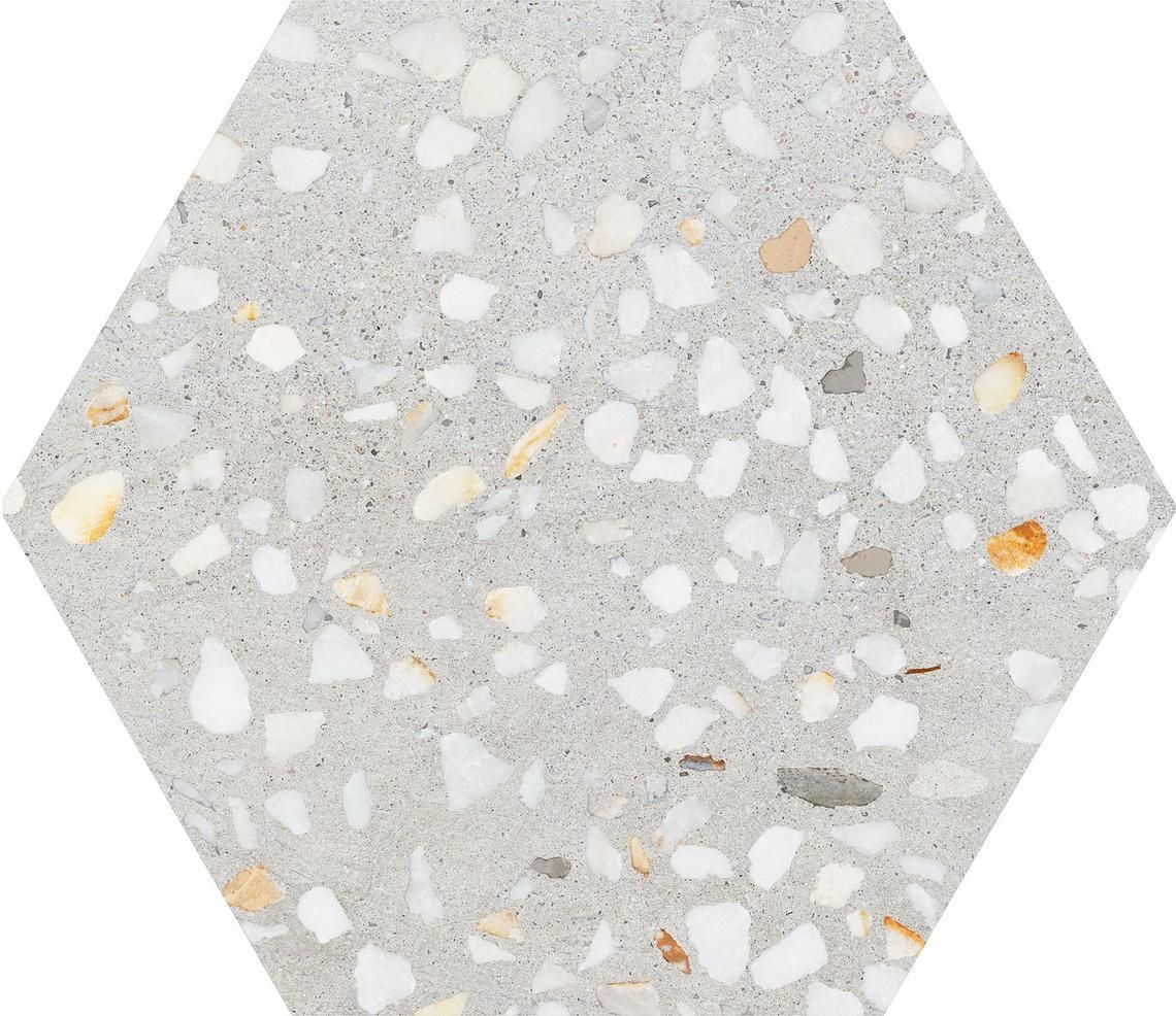 Płytki Itt Ceramic Hexa Cezanne Pearl Matt 23X27 Płytka Heksagonalna Imitująca Lastryko - Opinie ...