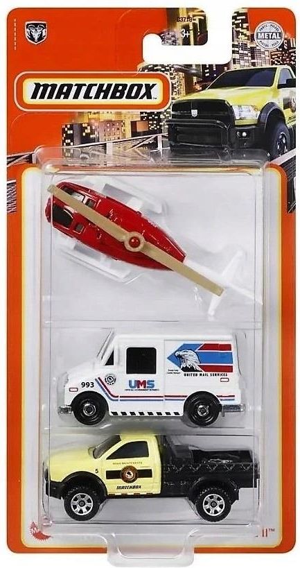 Mattel Matchbox City Adventure II 3-pak GWF77 - Ceny i opinie - Ceneo.pl