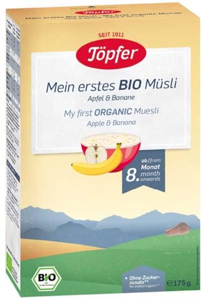 Topfer Topfer Kaszka Musli Bio Bananowo-Jabłkowa Bezmleczna Po 8 ...
