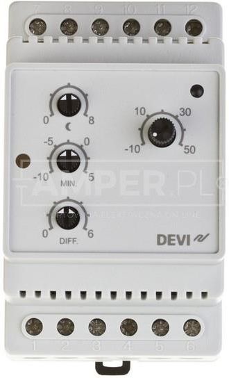 DEVI Termostat elektroniczny z czujnikiem temperatury DEVIreg 316 (140F1075) - Opinie i ceny na ...