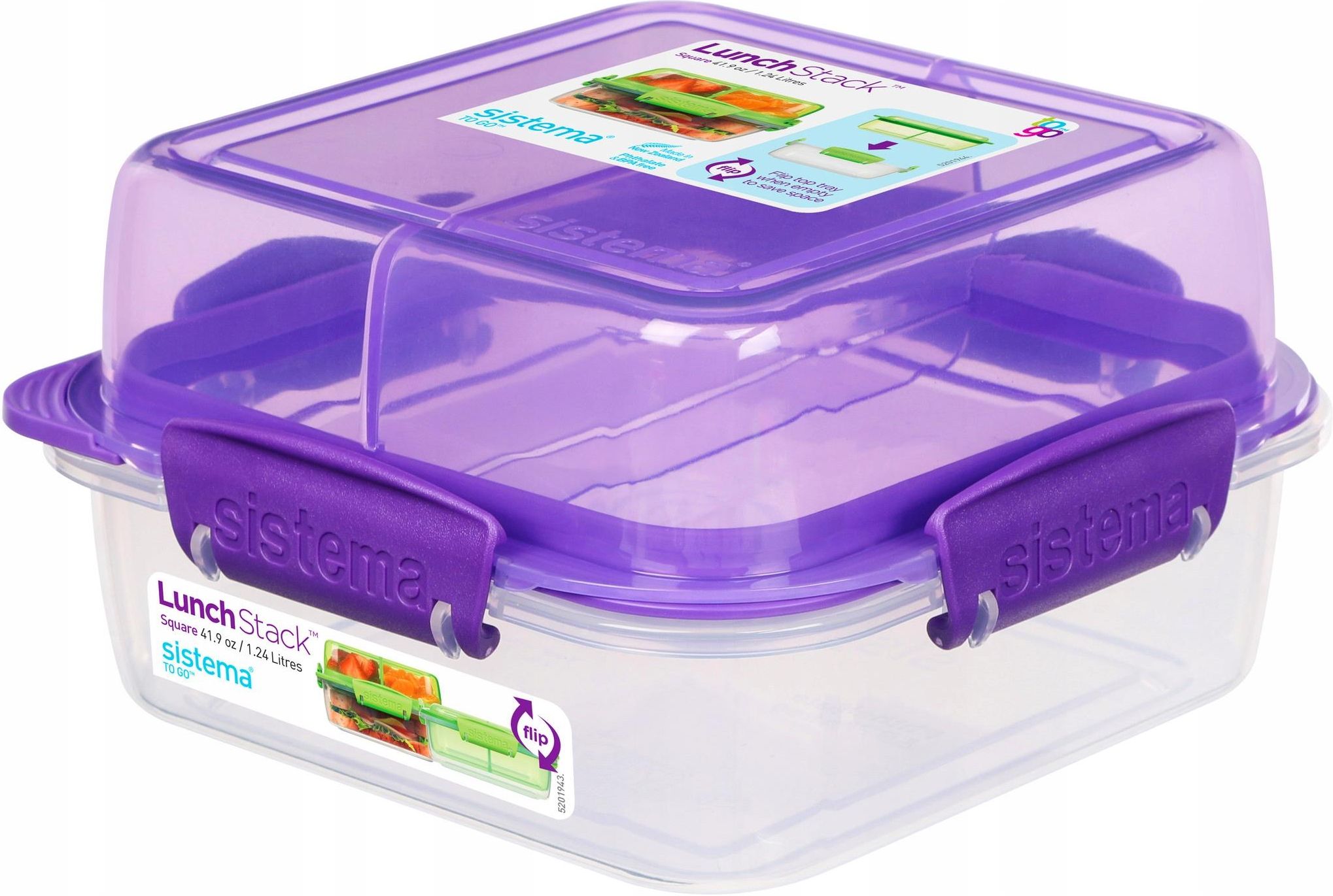 Sistema Lunchbox Składany Lunch Stack To-Go 1240Ml - Ceny i opinie ...
