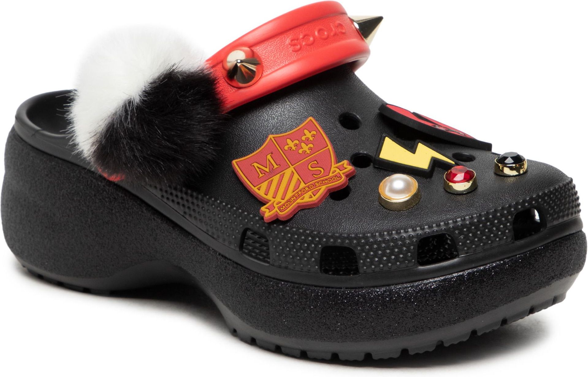 Klapki CROCS Classic Cruella Platform Clog W 207398 Black - Ceny i ...