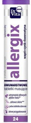 Dr Vita, Allergix smak cytrynowy 24 tabl - Opinie i ceny na Ceneo.pl