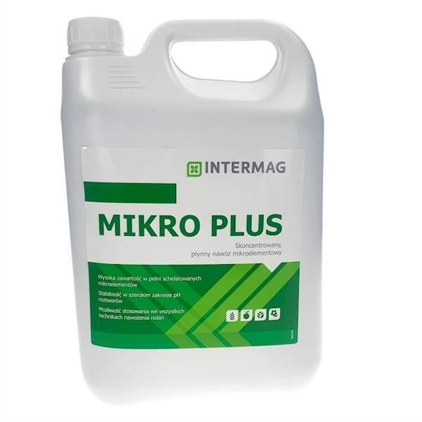 Intermag I/ Hydropon Mikro Plus 5L Nawóz Mikroelementowy - Ceny i opinie - Ceneo.pl
