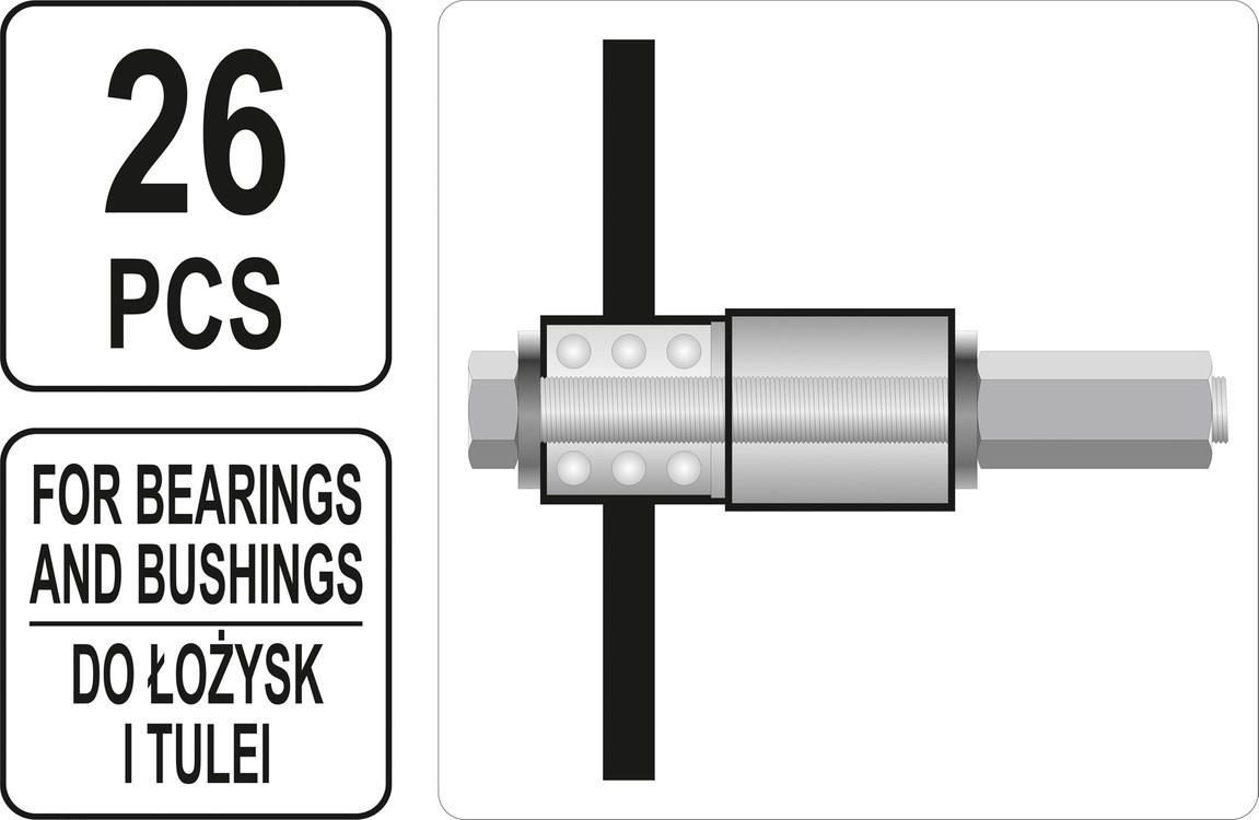 Yato Zestaw Do Obsługi Łożysk I Tulei Yt-25411 - Opinie i ceny na Ceneo.pl