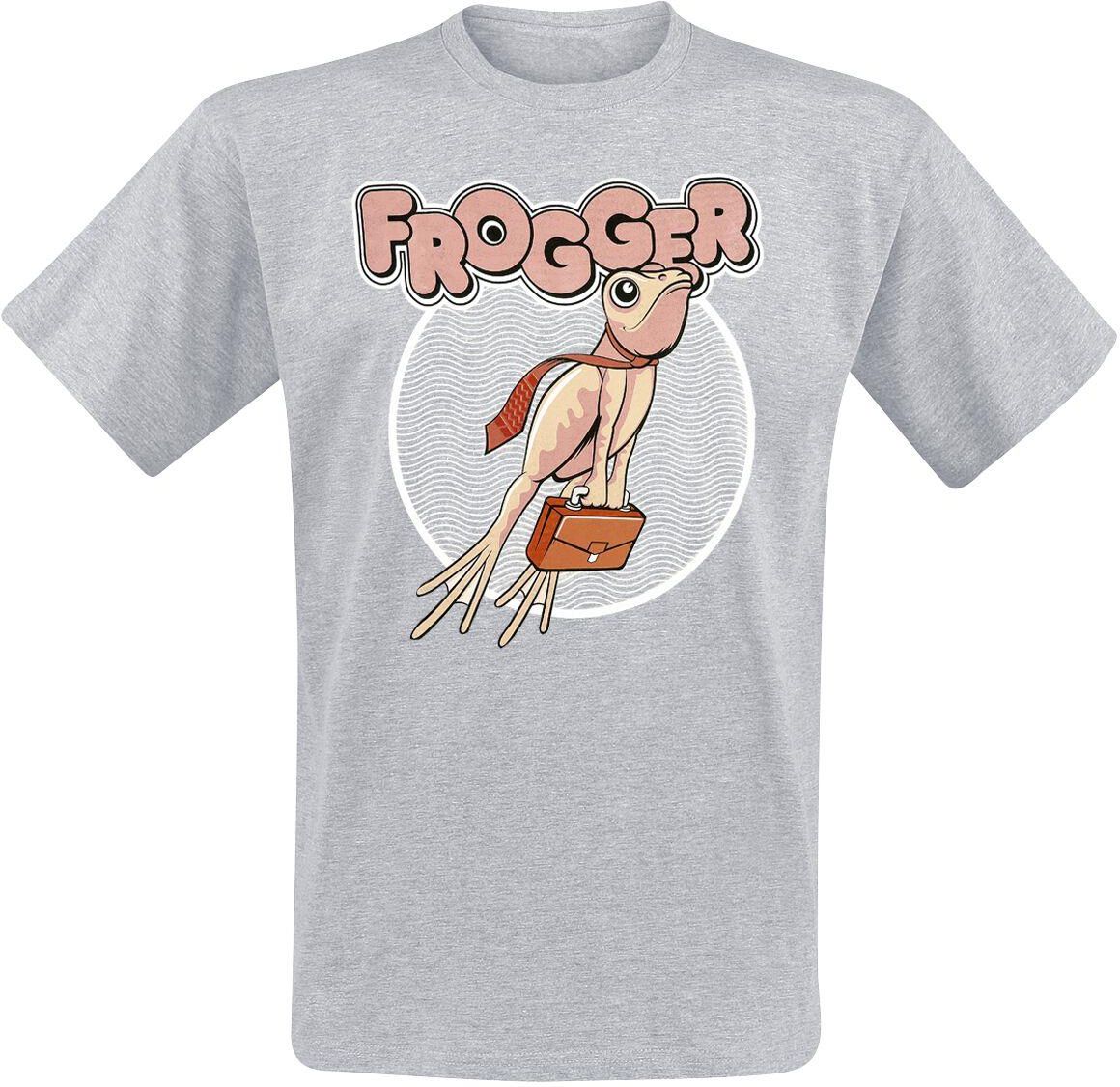 Konami - Frogger - T-Shirt - szary - Ceny i opinie - Ceneo.pl