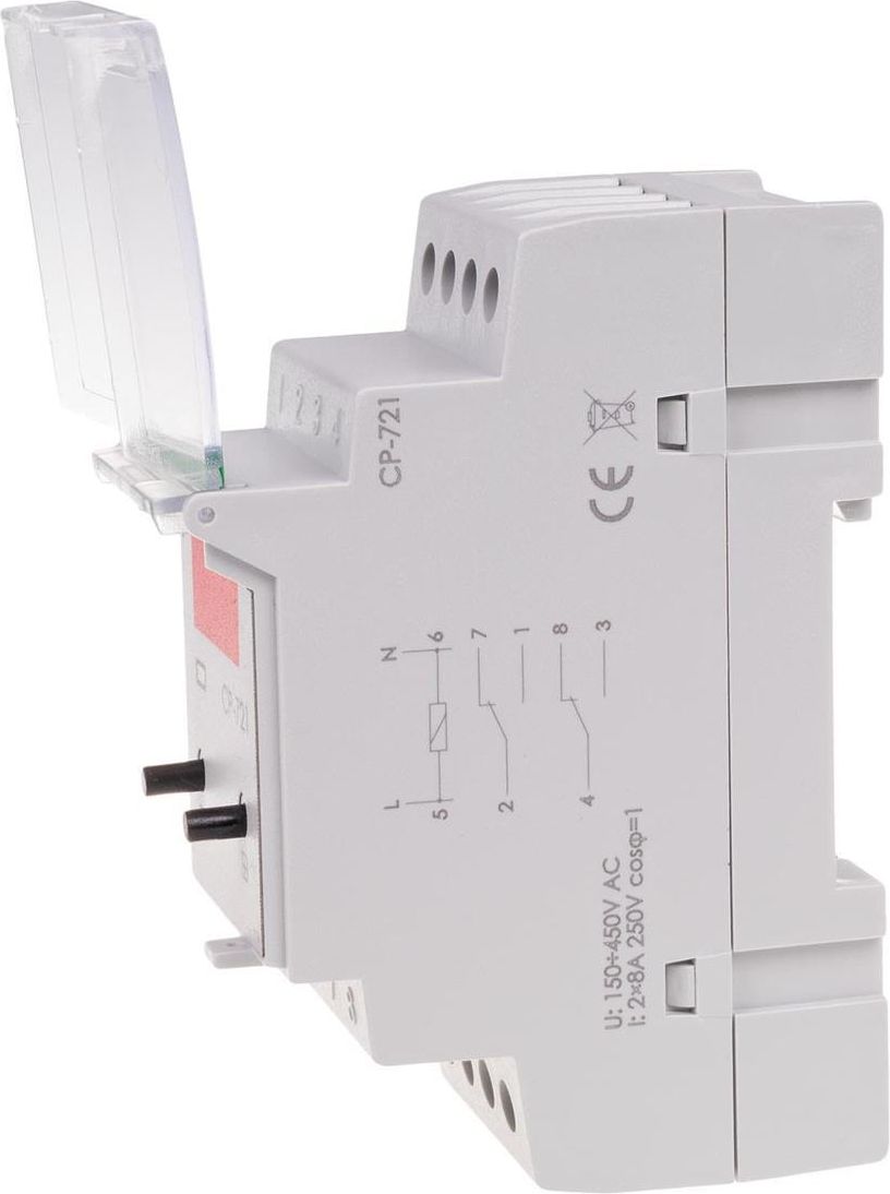 Bezpiecznik F&F Przekaźnik napięciowy CP-721 programowalny - Opinie i ceny na Ceneo.pl