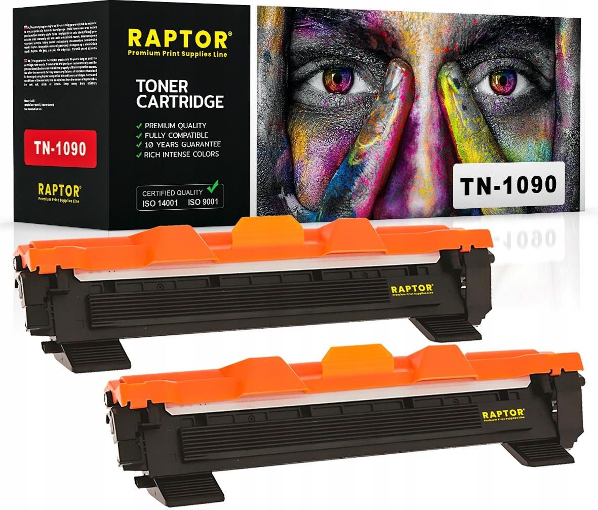 RAPTOR 2X TONER TN1090 DO BROTHER HL-1222WE HL-1223WE (BR1090X2 ...