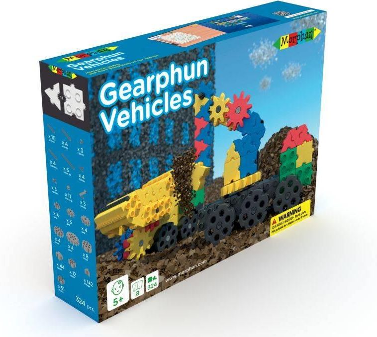 Morphun Klocki Gearphun Pojazdy Box 324El. - ceny i opinie - Ceneo.pl