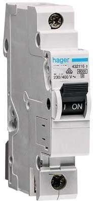 Bezpiecznik Hager Polo Wyłącznik Nadprądowy 1P C 20A 6Ka Ac (MCN120E) - Opinie i ceny na Ceneo.pl