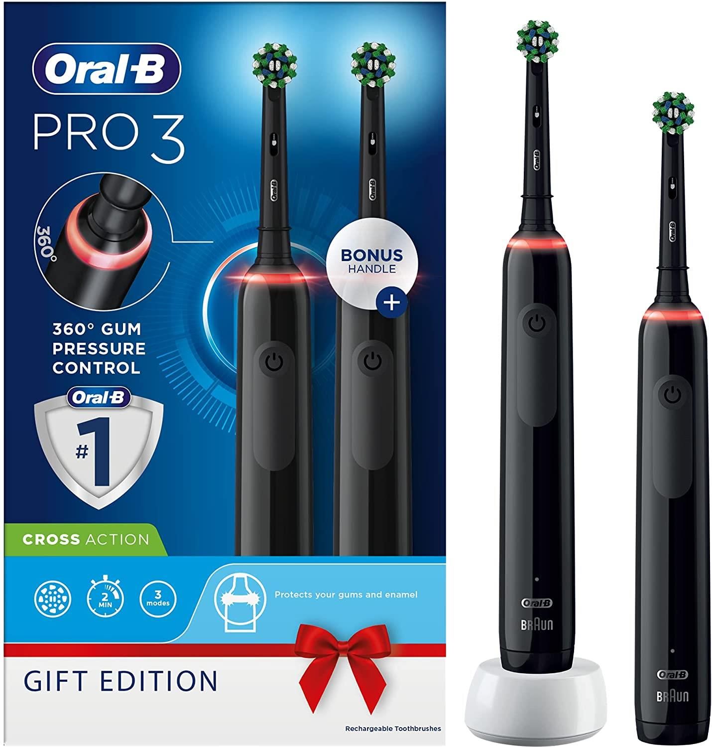 Szczoteczka elektryczna Oral-B Pro 3 3900 Black Edition - Opinie i ceny na Ceneo.pl