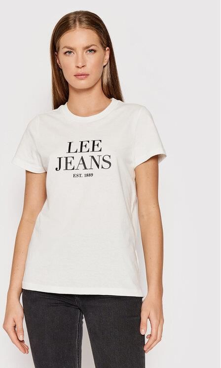 Lee T-Shirt Graphic Tee L41UFERR Biały Regular Fit - Ceny i opinie ...