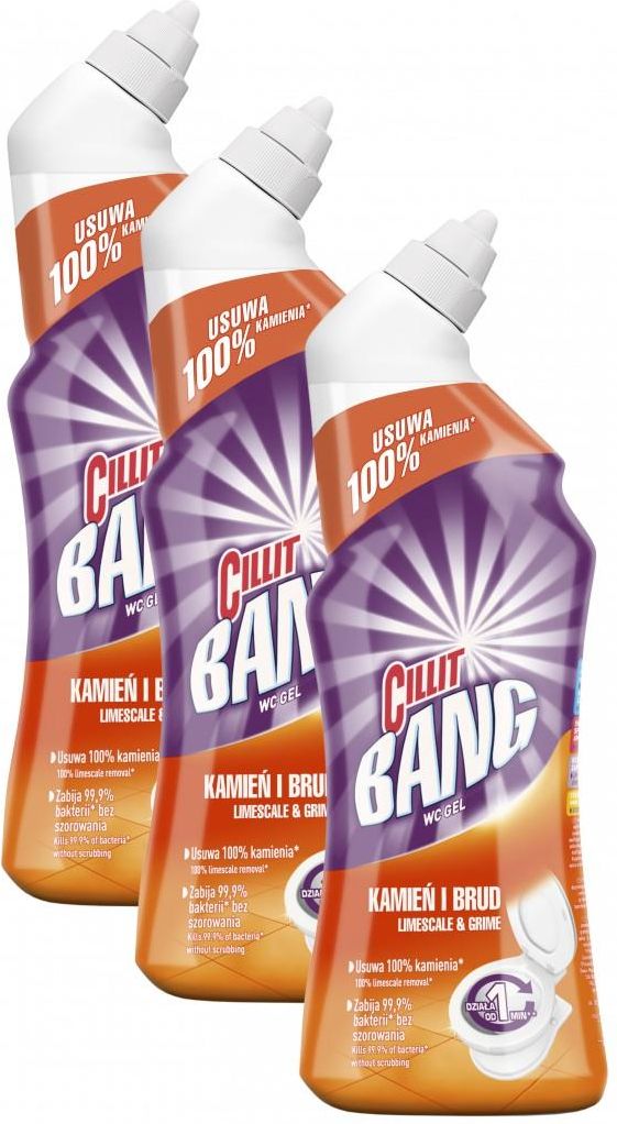 Cilit Cillit Bang Żel Do Toalet Kamień I Rdza 750Ml X3 - Opinie i ...