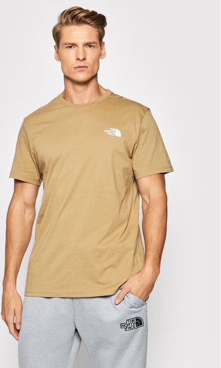 The North Face T-Shirt Simple Deme Tee Nf0A2Tx5P Beżowy Regular Fit ...