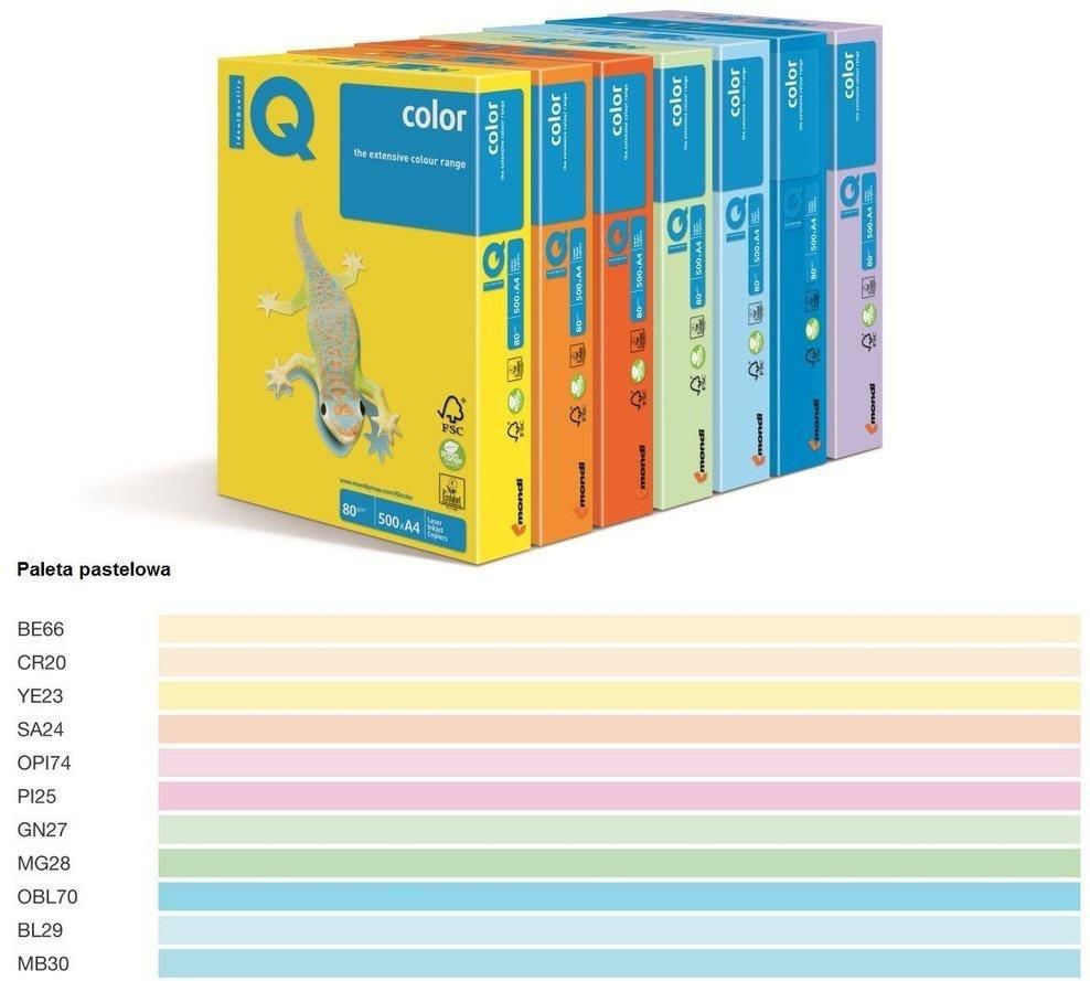 Mondi Papier IQ Color A4 / 160g niebieski (MB30) (PAPKKE-4618) - Ceny i ...