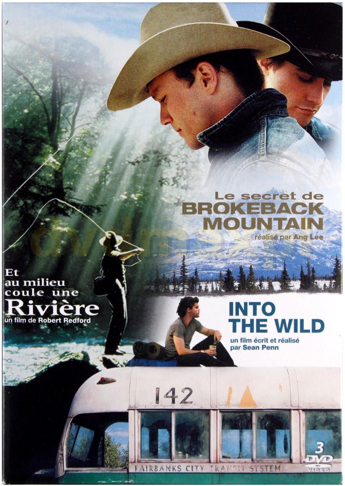 Film DVD Into The Wild / Brokeback Mountain / A River Runs Through It (Wszystko za życie ...