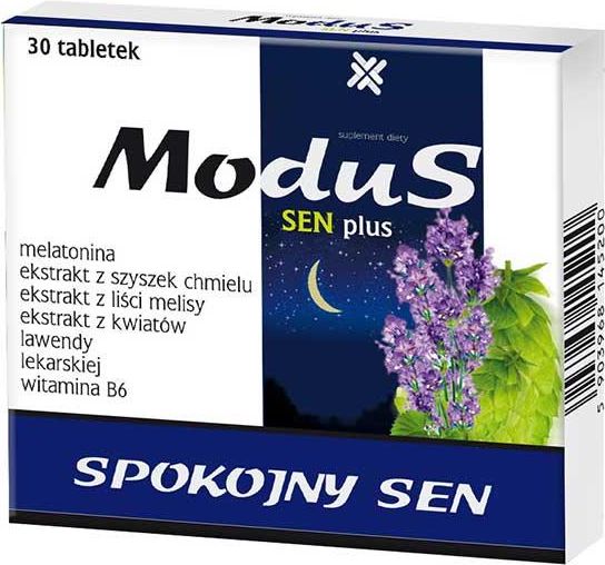Tabletki Pharmacy Laboratories Modus Noc Plus, 30 szt. - Opinie i ceny na Ceneo.pl