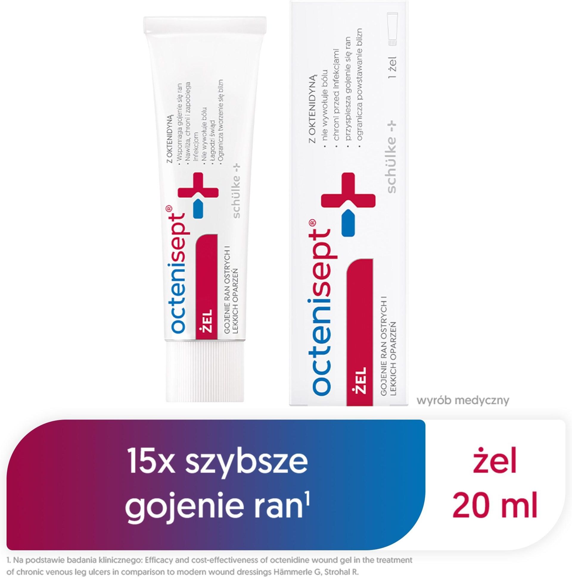 Octenisept żel na rany i oparzenia 20 ml - Opinie i ceny na Ceneo.pl