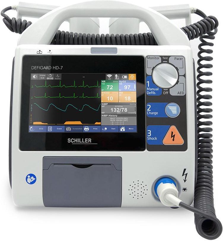 Schiller Defibrylator Defigard Hd-7 Baza Kliniczny Stacjonarno ...