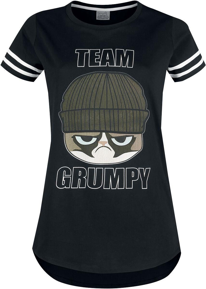 Grumpy Cat - Team Grumpy - T-Shirt - czarny - Ceny i opinie - Ceneo.pl