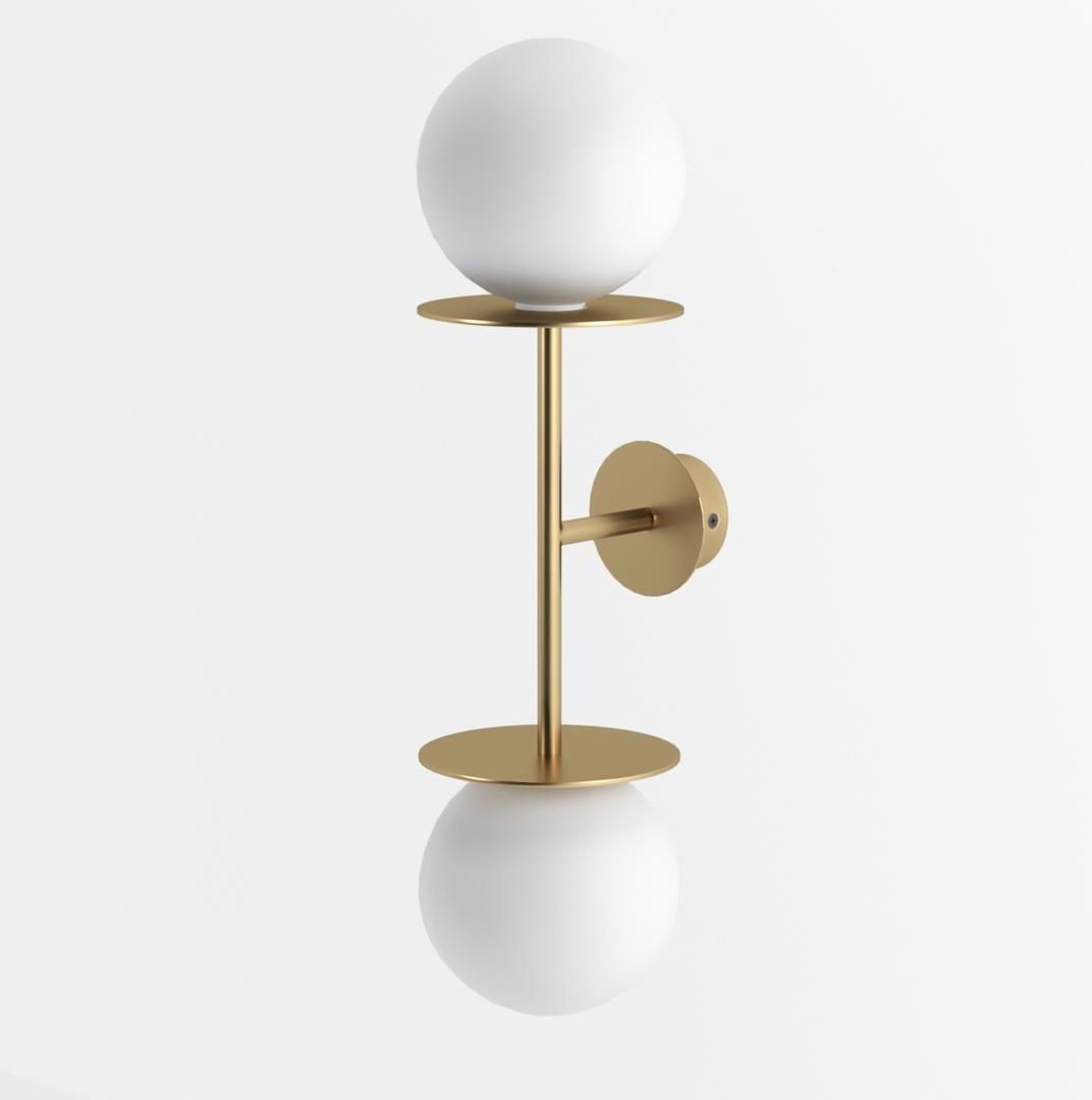 Lampa Cleoni COTTON kinkiet fi100 max.2x1,9W, G9, 230V, kolor złota ...