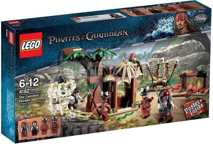 LEGO 4182 Pirates Of The Carribean The Cannibal Escape - Ceny i opinie ...