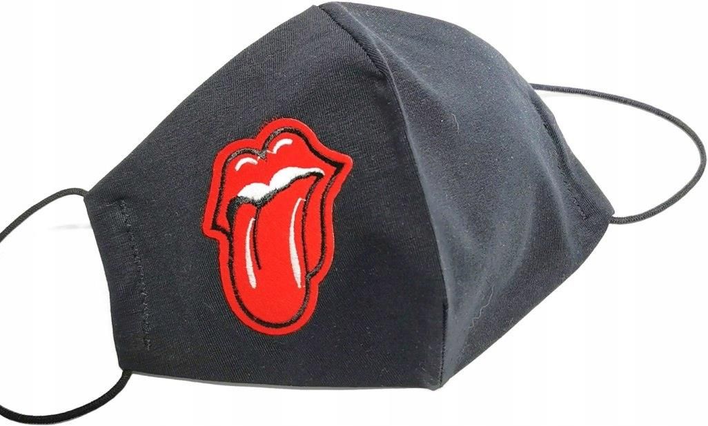 Maska Bawełniana Rolling Stones Czerwony Język - Ceny i opinie - Ceneo.pl
