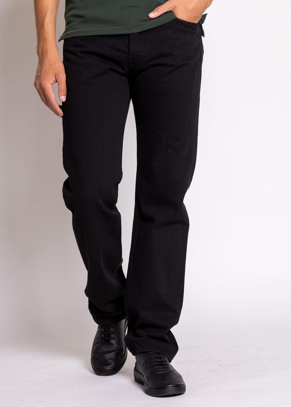 Spodnie męskie Levi`s 501 Original Fit Jeans Black 00501-0165 - Ceny i ...